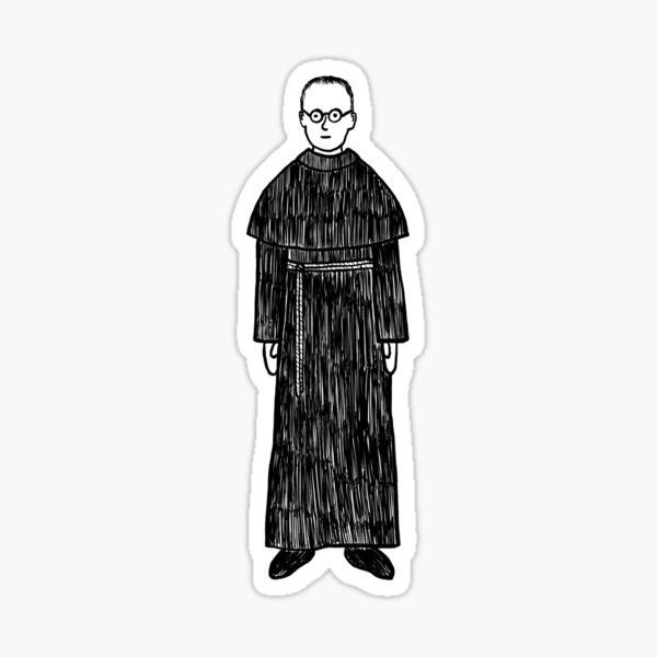 "Maximilian Kolbe" Sticker by Ccorbin2 | Redbubble