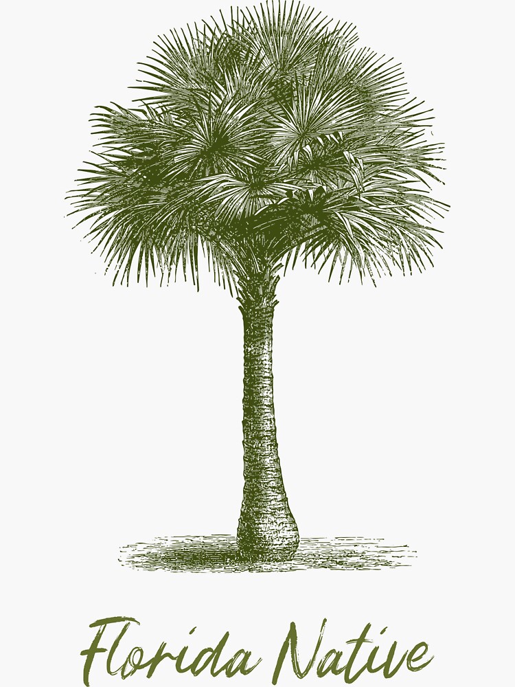 "Florida Native" Sticker for Sale by Kschrauwen | Redbubble