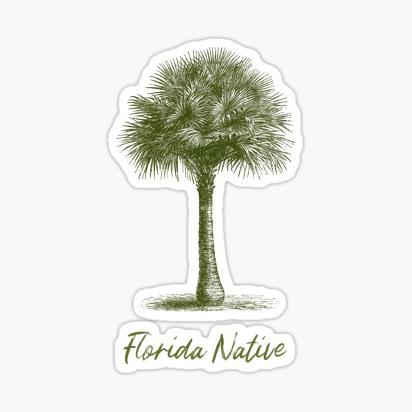 "Florida Native" Sticker for Sale by Kschrauwen | Redbubble