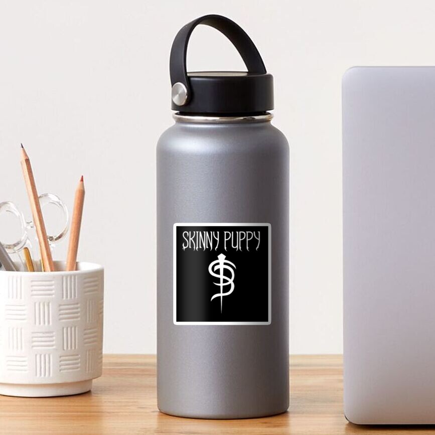 "Skinny Puppy logo" Sticker for Sale by sphinxouxsie | Redbubble