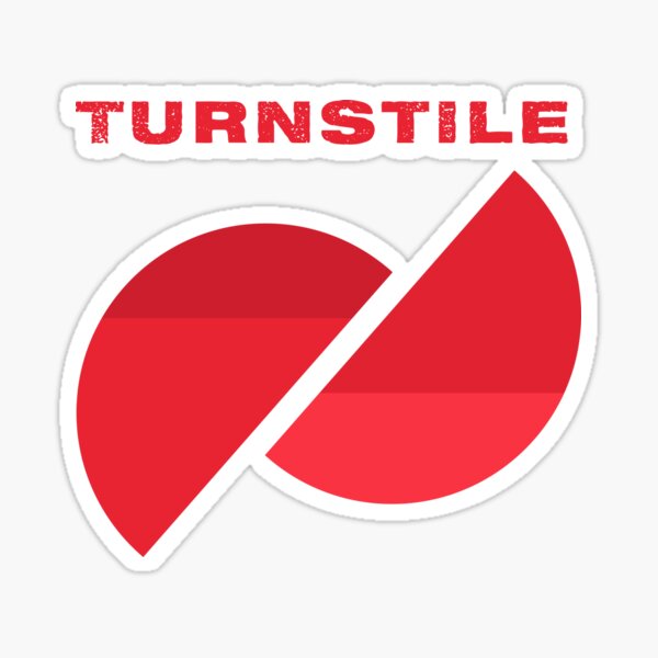 "Turnstile hardcore" Sticker for Sale by DirtyBootlegs | Redbubble