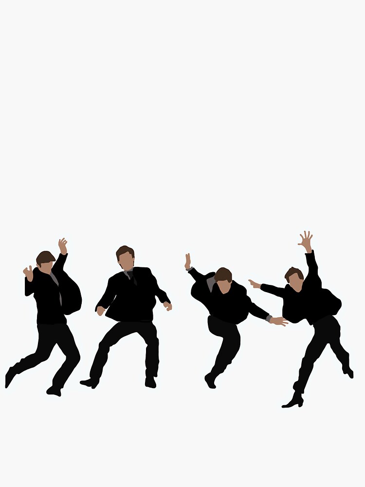 "the beatles" Sticker by ellabmorgan | Redbubble