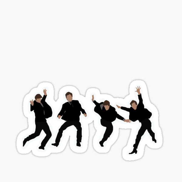 "the beatles" Sticker by ellabmorgan | Redbubble