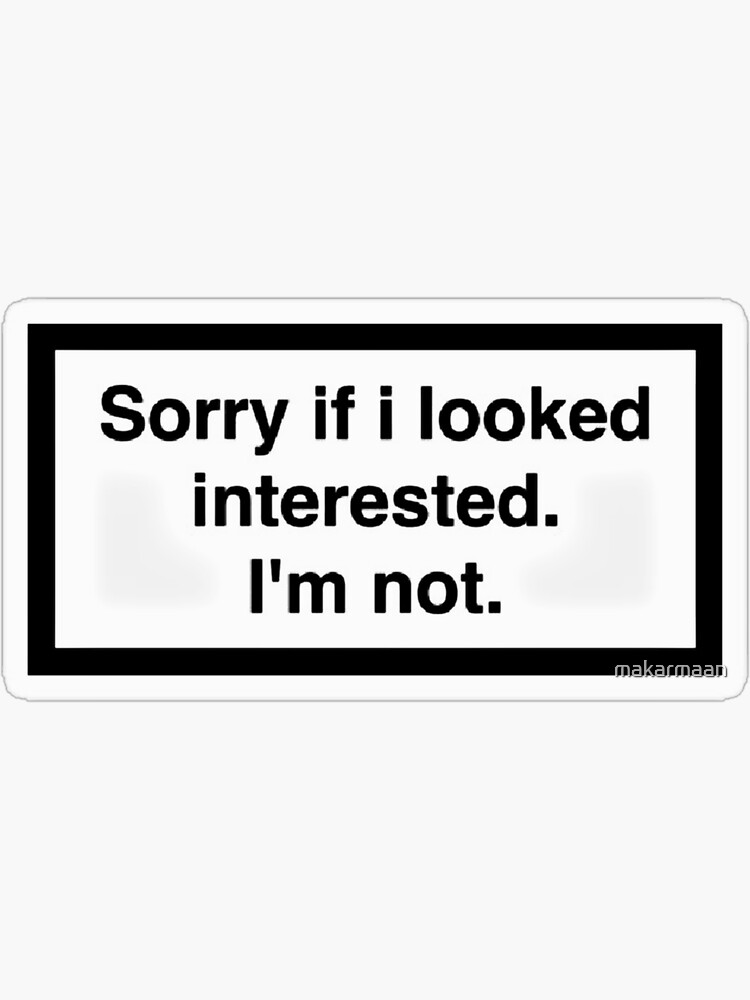 "very boring notice design " Sticker for Sale by makarmaan | Redbubble