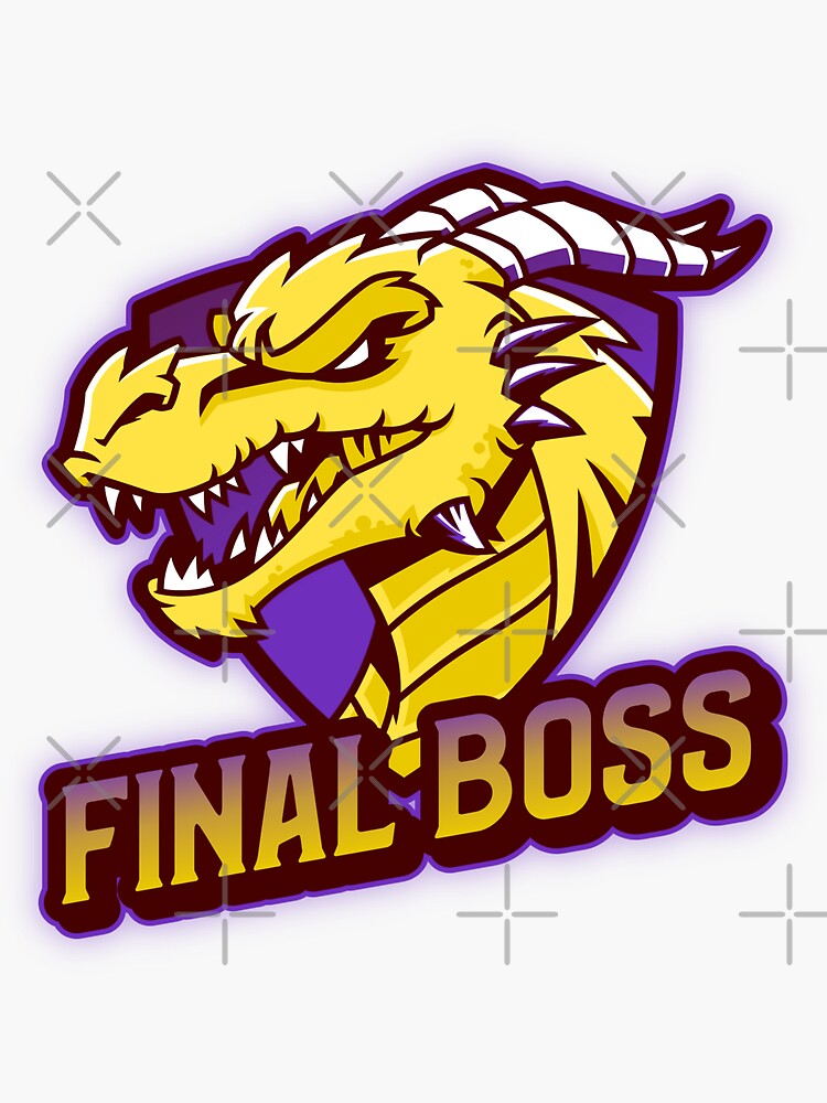 "Final Boss Dragon- Subtle Nonbinary Pride" Sticker by InfiniteParker ...