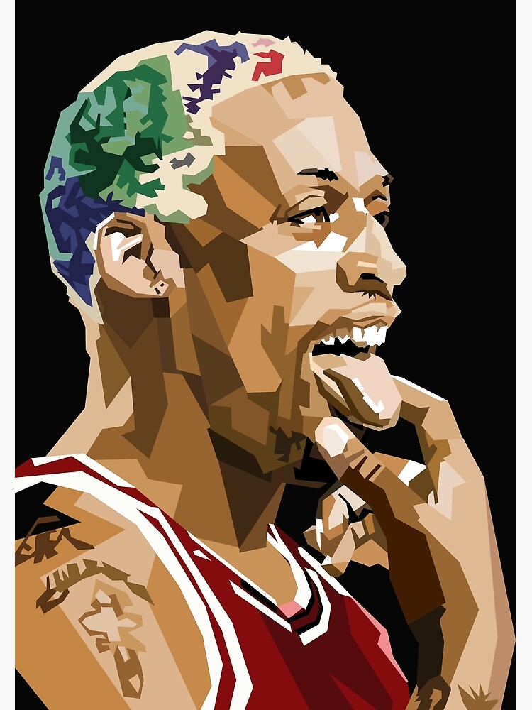 "Dennis Rodman" Art Print for Sale by rudt35 | Redbubble