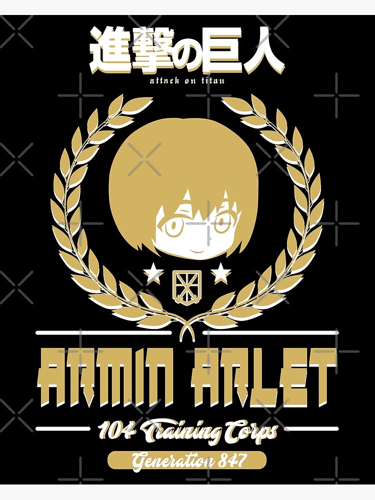 "ATTACK ON TITAN: ARMIN ARLET" Poster for Sale by FunGangStore | Redbubble