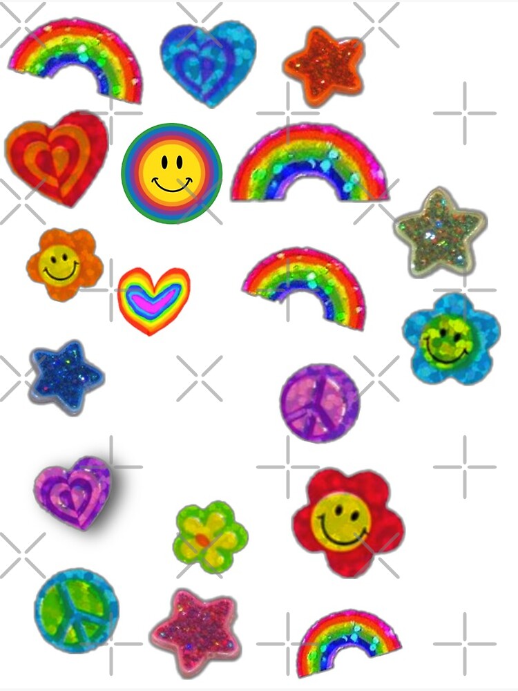 "indie kid sticker pack" Postcard for Sale by swaggy stickers | Redbubble