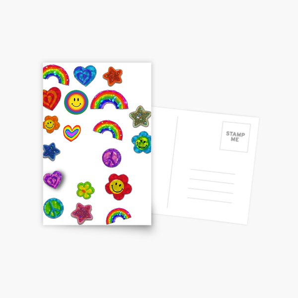 "indie kid sticker pack" Postcard for Sale by swaggy stickers | Redbubble