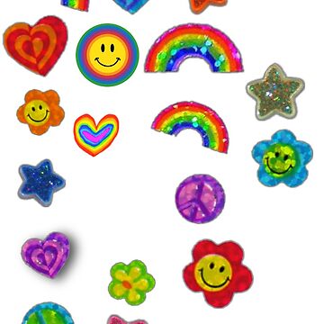 "indie kid sticker pack" Postcard for Sale by swaggy stickers | Redbubble