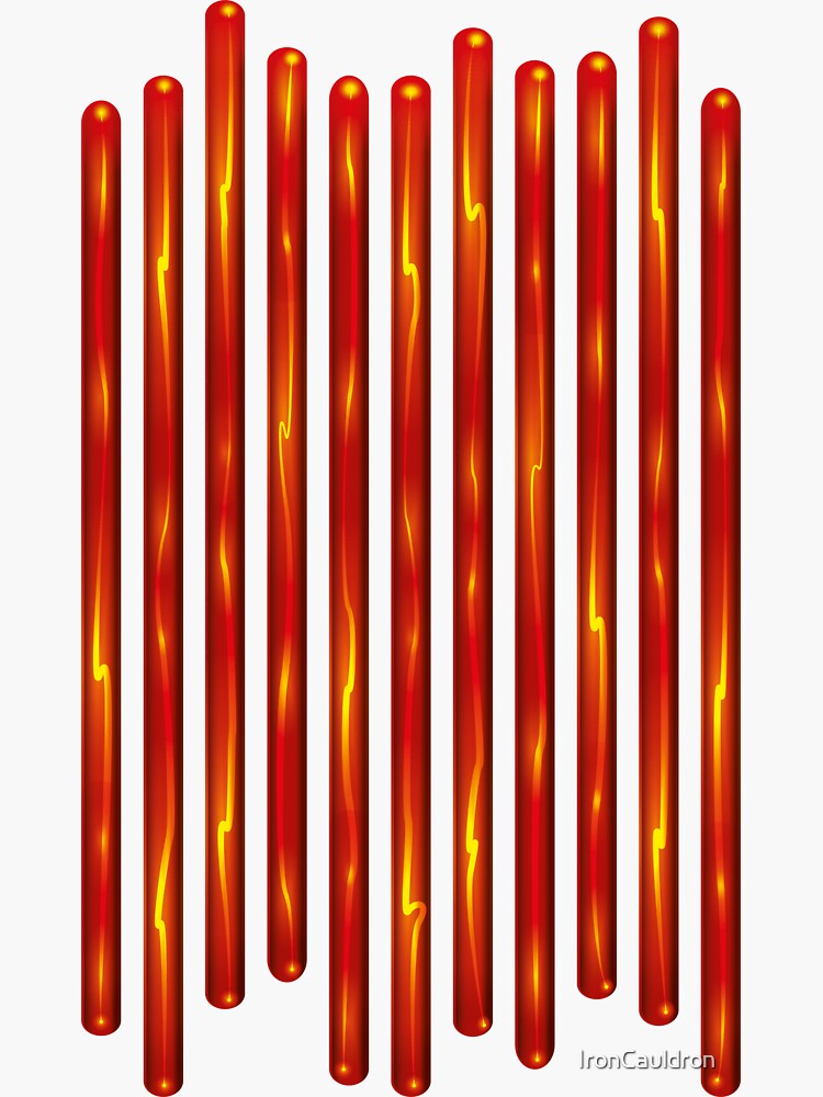 "Intensity" Sticker for Sale by IronCauldron | Redbubble