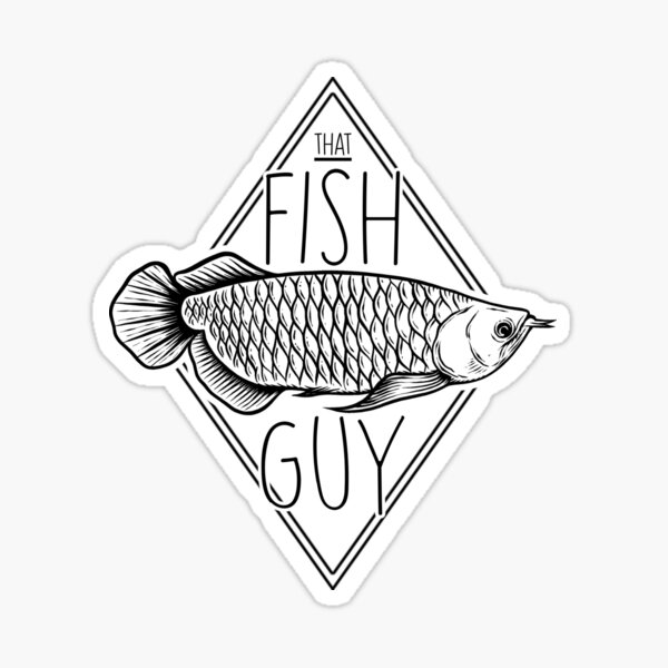 "Asian Arowana That Fish Guy Aquarium Hobby" Sticker for Sale by JRRTs ...