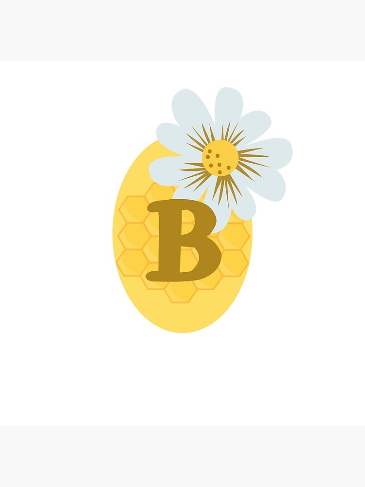 "Spring Letter B" Poster by DahliaDesign | Redbubble