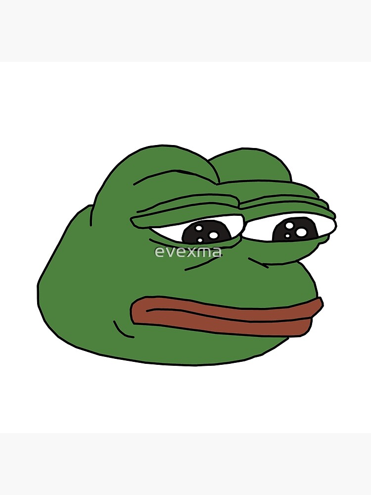 "Crying frog meme" Poster for Sale by evexma | Redbubble