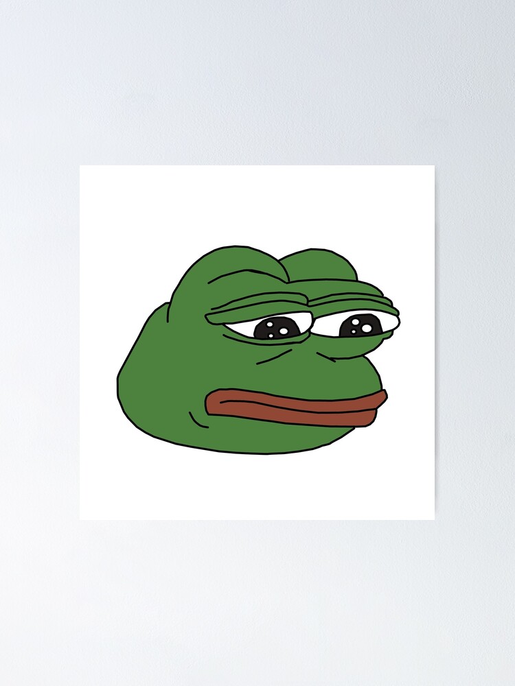 "Crying frog meme" Poster for Sale by evexma | Redbubble