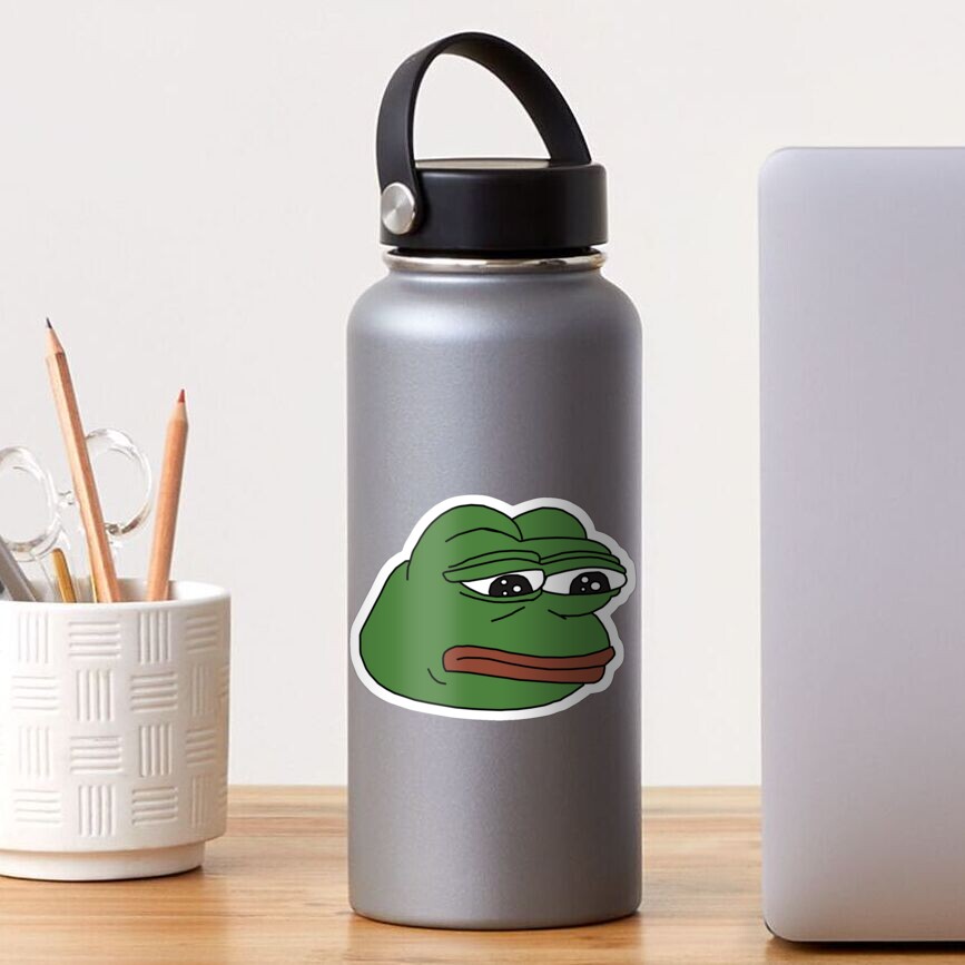 "Crying frog meme" Sticker for Sale by evexma | Redbubble