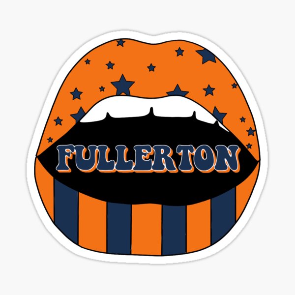 "Fullerton Lips" Sticker by isabeledmondson | Redbubble