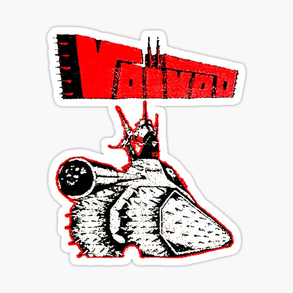 "Anachronism Voivod Red" Sticker for Sale by lmytton6y | Redbubble