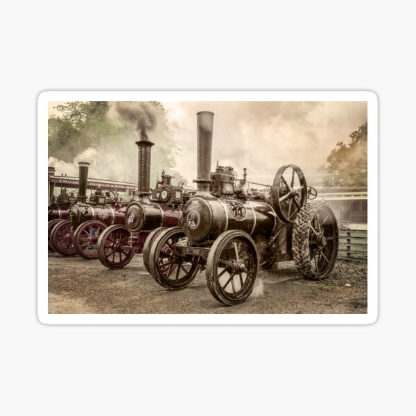 "Traction Engines on Parade" Sticker for Sale by coastalphoto66 | Redbubble