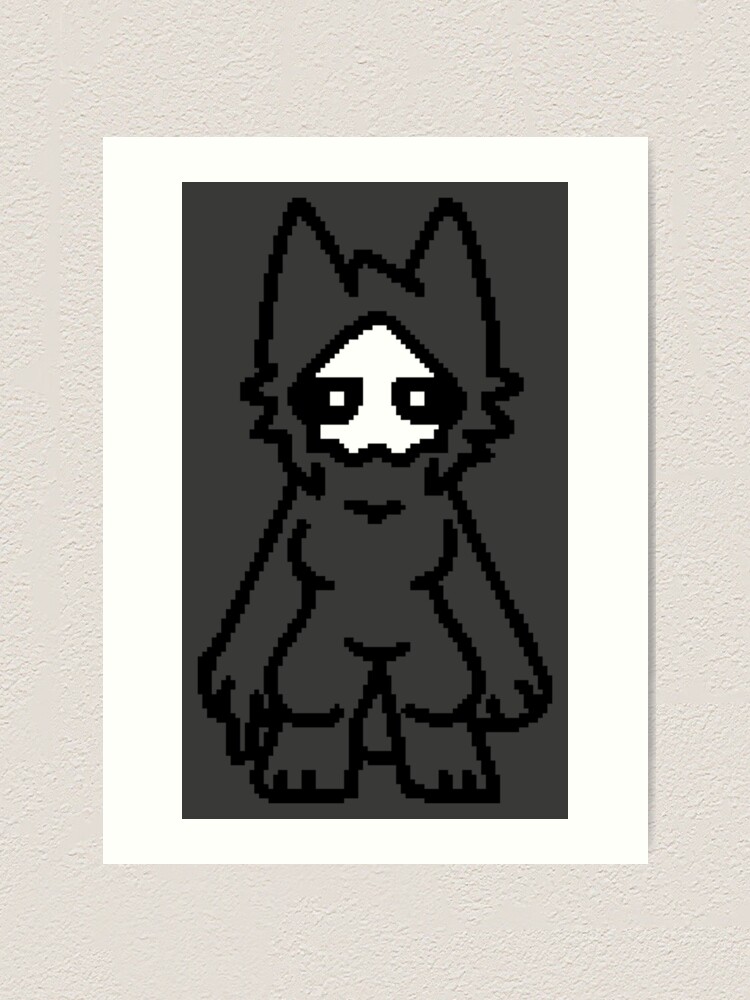 "Changed - Dark Latex Wolf Sprite (Female)" Art Print for Sale by ...