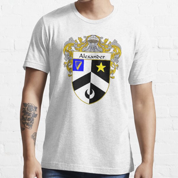 "Alexander Coat of Arms/Family Crest" T-shirt for Sale by IrishArms ...