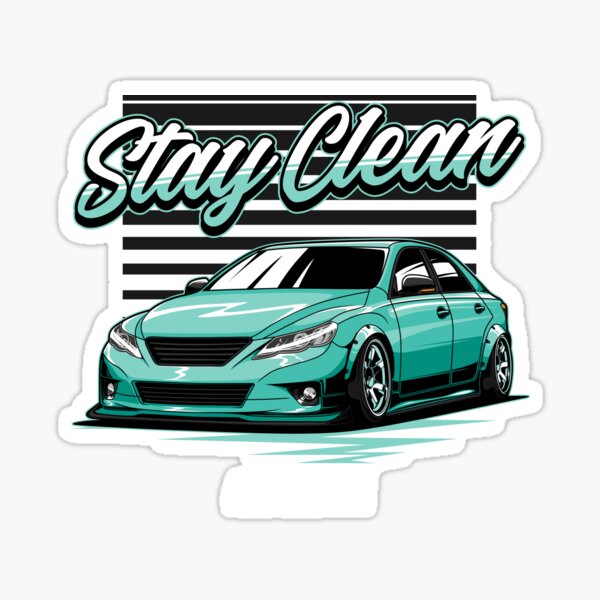 "Toyota Mark X" Sticker by shakotan | Redbubble