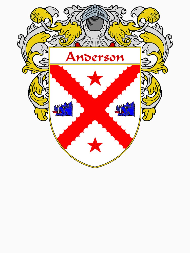 "Anderson Coat of Arms/Family Crest" T-shirt by IrishArms | Redbubble