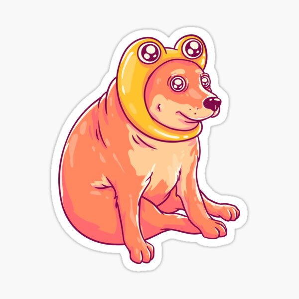 "Frog Cheems | Yellow | Shibe | Shiba Inu | Baby Cheems | Pepe | Wacky ...