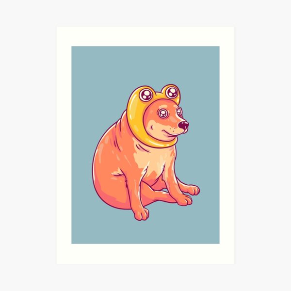 "Frog Cheems | Yellow | Shibe | Shiba Inu | Baby Cheems | Pepe | Wacky ...