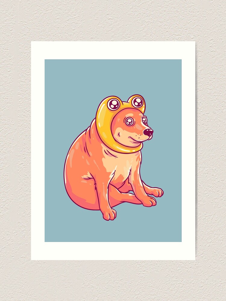 "Frog Cheems | Yellow | Shibe | Shiba Inu | Baby Cheems | Pepe | Wacky ...