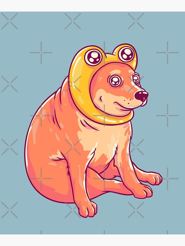"Frog Cheems | Yellow | Shibe | Shiba Inu | Baby Cheems | Pepe | Wacky ...
