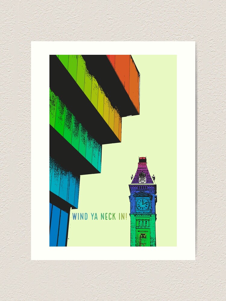 "Wind Ya Neck in Brummie saying and Birmingham old Library with Big ...