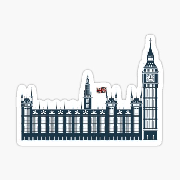 "houses of parliament" Sticker for Sale by PebblesPrint | Redbubble
