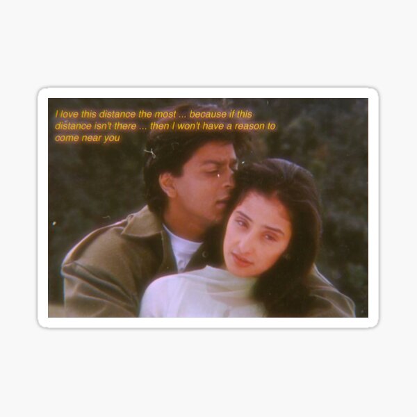 "Dil se quote" Sticker for Sale by BollywoodAI | Redbubble
