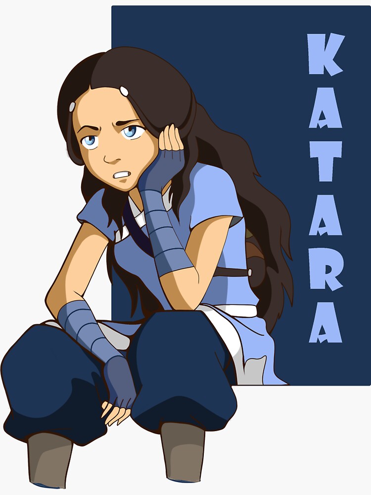 "Katara" Sticker for Sale by KatDrennan | Redbubble