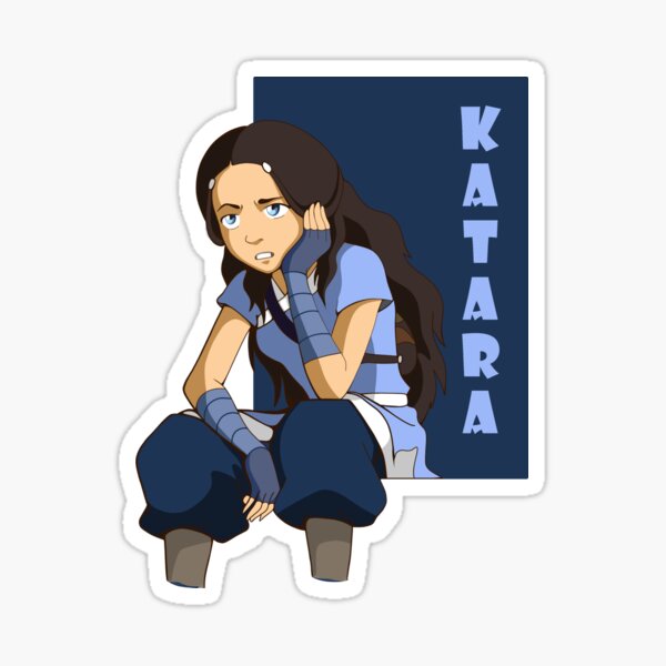 "Katara" Sticker for Sale by KatDrennan | Redbubble