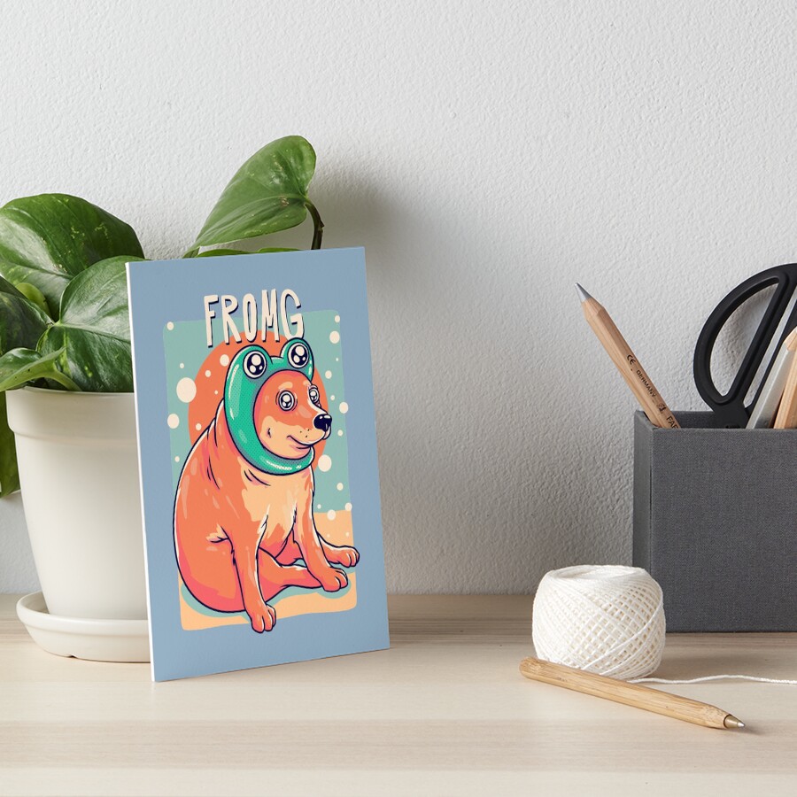 "Fromg Cheems | Yellow | Shibe | Shiba Inu | Baby Cheems | Frog Pepe ...