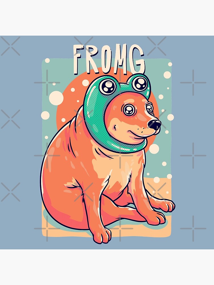 "Fromg Cheems | Yellow | Shibe | Shiba Inu | Baby Cheems | Frog Pepe ...