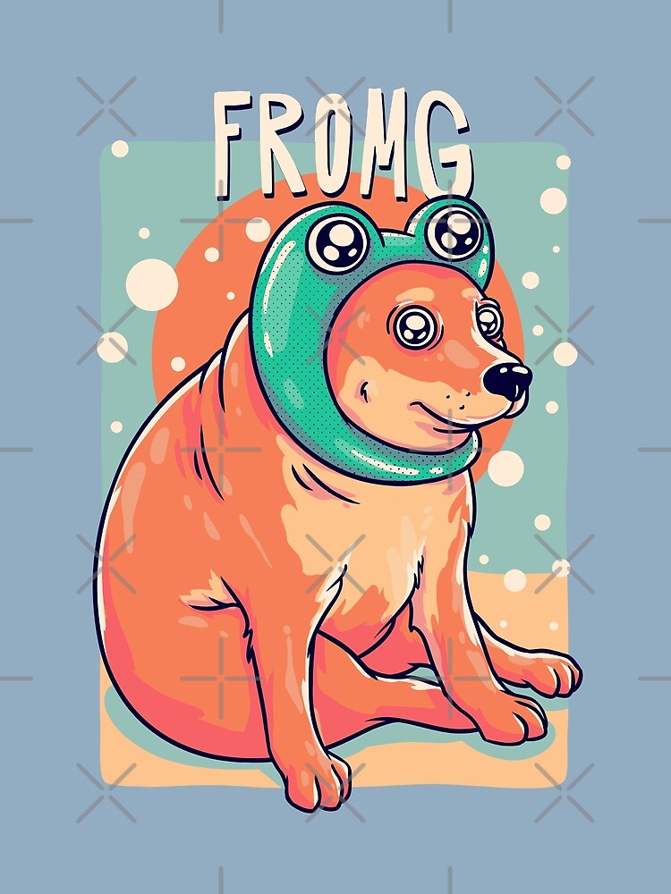 Impression photo « Fromg Cheems | Jaune | Shibe | Shiba Inu | Baby ...