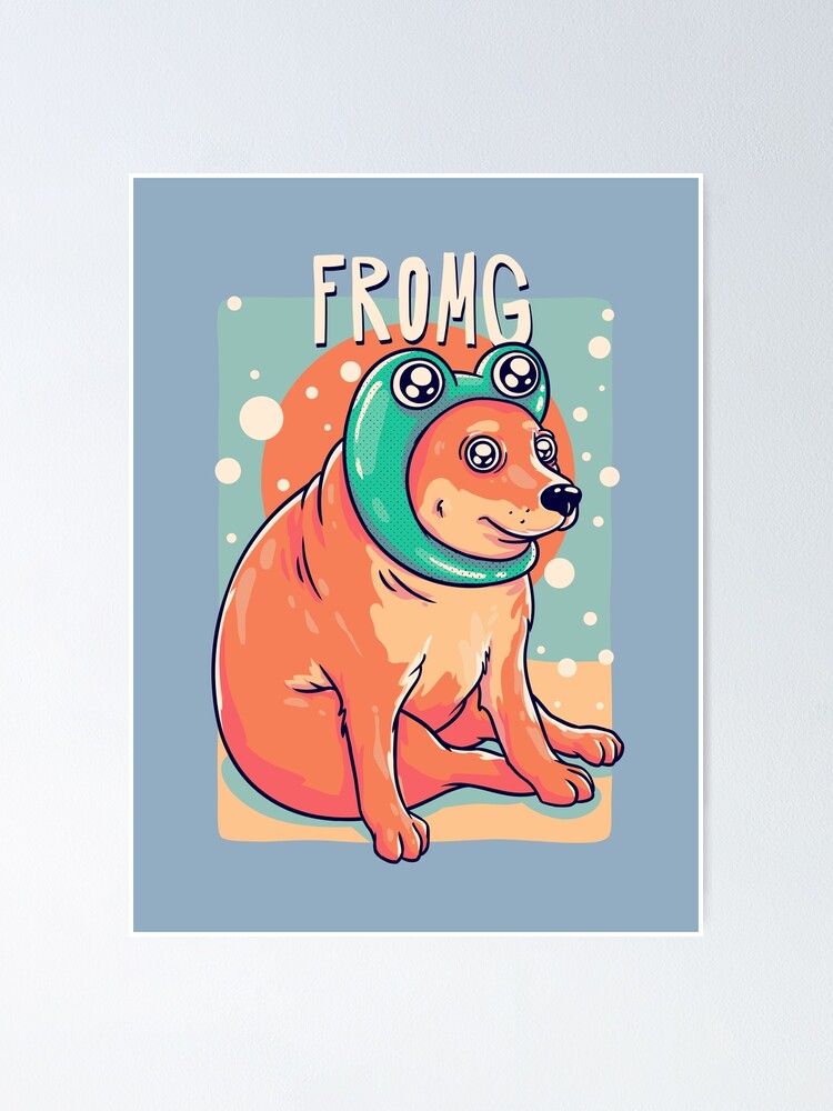 "Fromg Cheems | Yellow | Shibe | Shiba Inu | Baby Cheems | Frog Pepe ...
