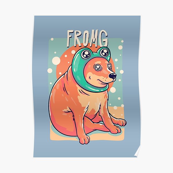 Póster «Fromg Cheems | Amarillo | Shibe | Shiba Inu | Baby Cheems ...