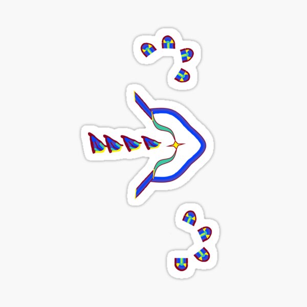 "Rainbow Axolotl" Sticker by Cerulescence | Redbubble