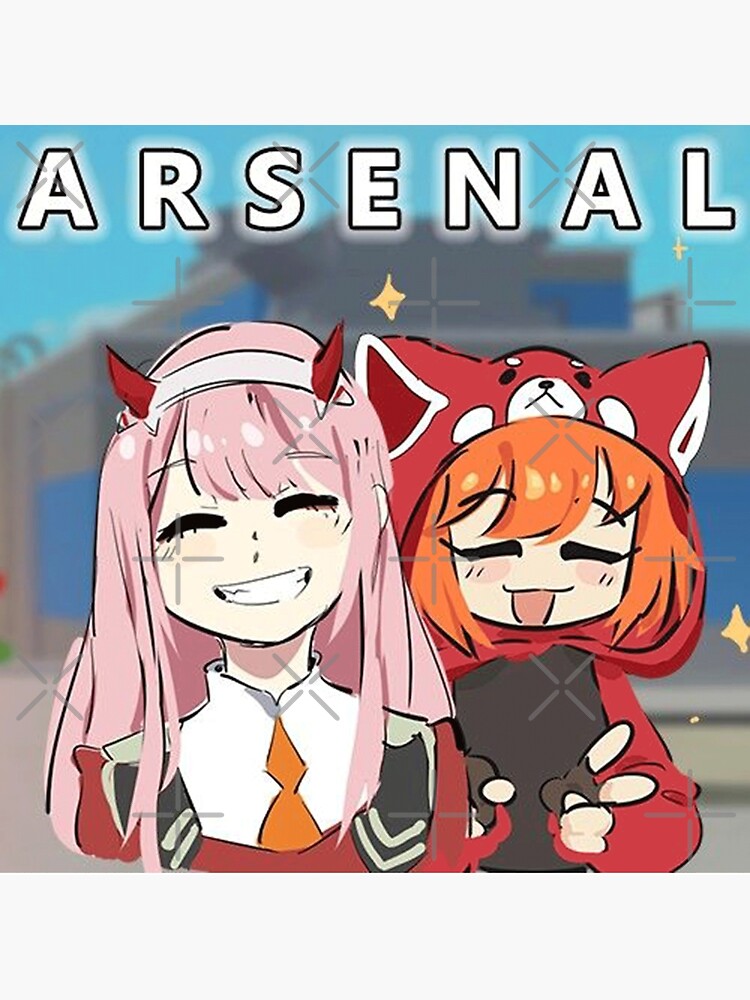 "Red panda, zero tow, Arsenal Roblox" Photographic Print by JAK-SON ...