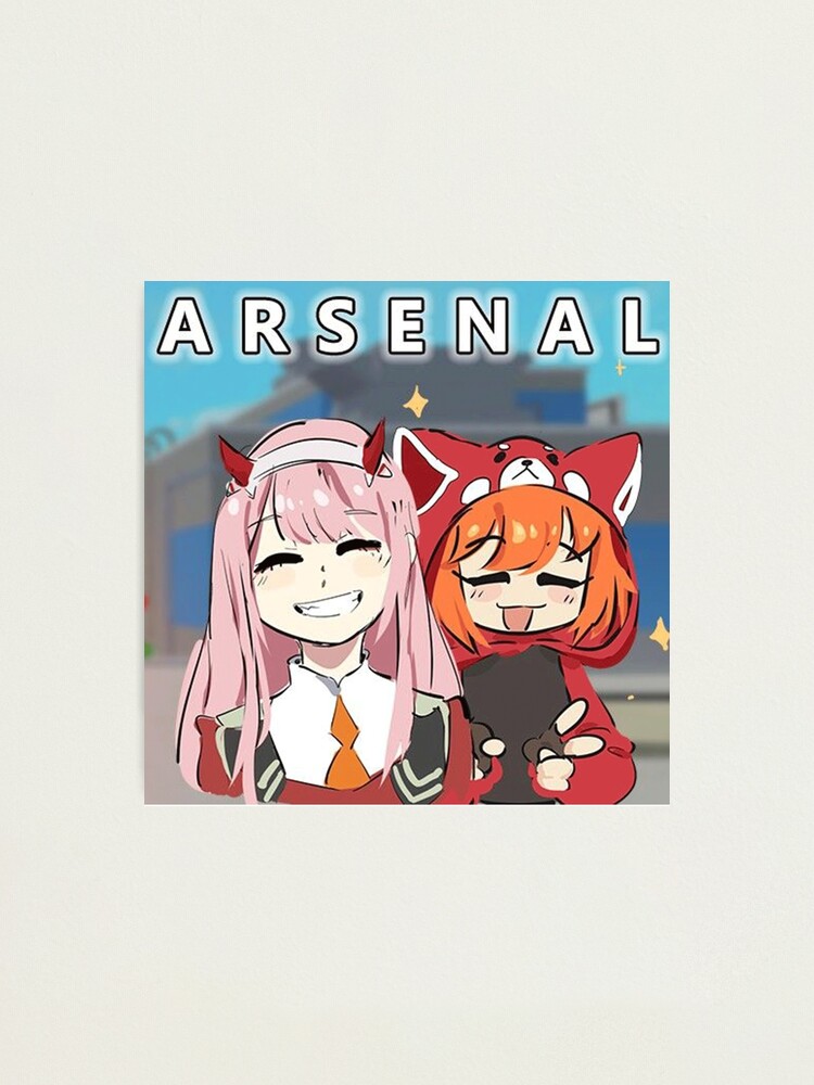 "Red panda, zero tow, Arsenal Roblox" Photographic Print by JAK-SON ...