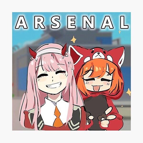 "Red panda, zero tow, Arsenal Roblox" Photographic Print by JAK-SON ...