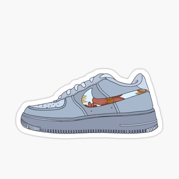 "Blue Air Force one" Sticker for Sale by IngridStockman | Redbubble