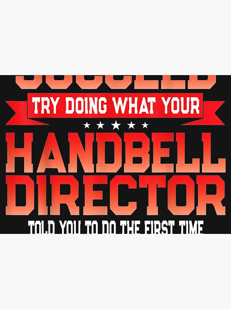 "Fun Handbell Director Gift Funny Music Quote" Mask for Sale by ...
