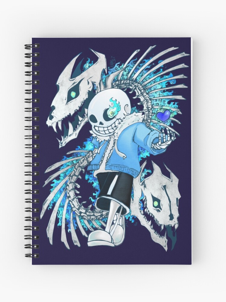 "Undertale:Sans" Spiral Notebook for Sale by scumash | Redbubble