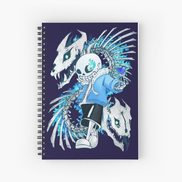 "Undertale:Sans" Spiral Notebook for Sale by scumash | Redbubble