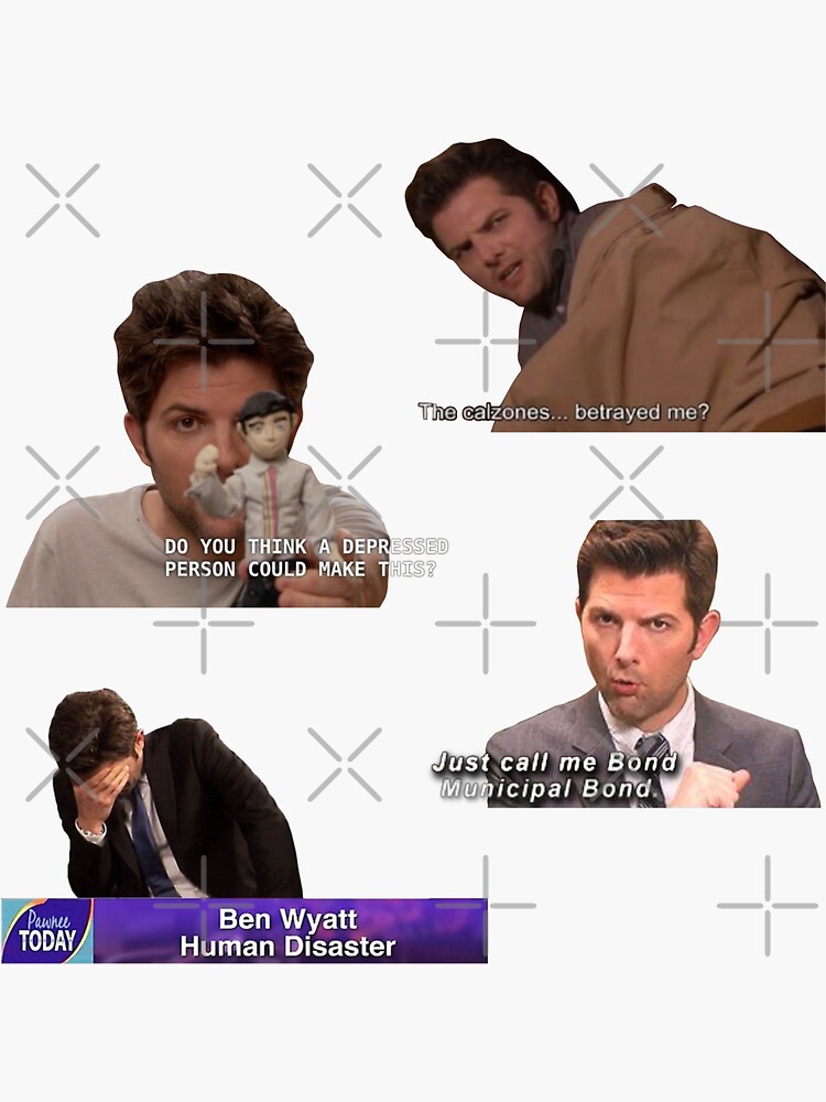 "Ben Wyatt Quotes- 4Pack" Sticker for Sale by MonCheriShoppe | Redbubble